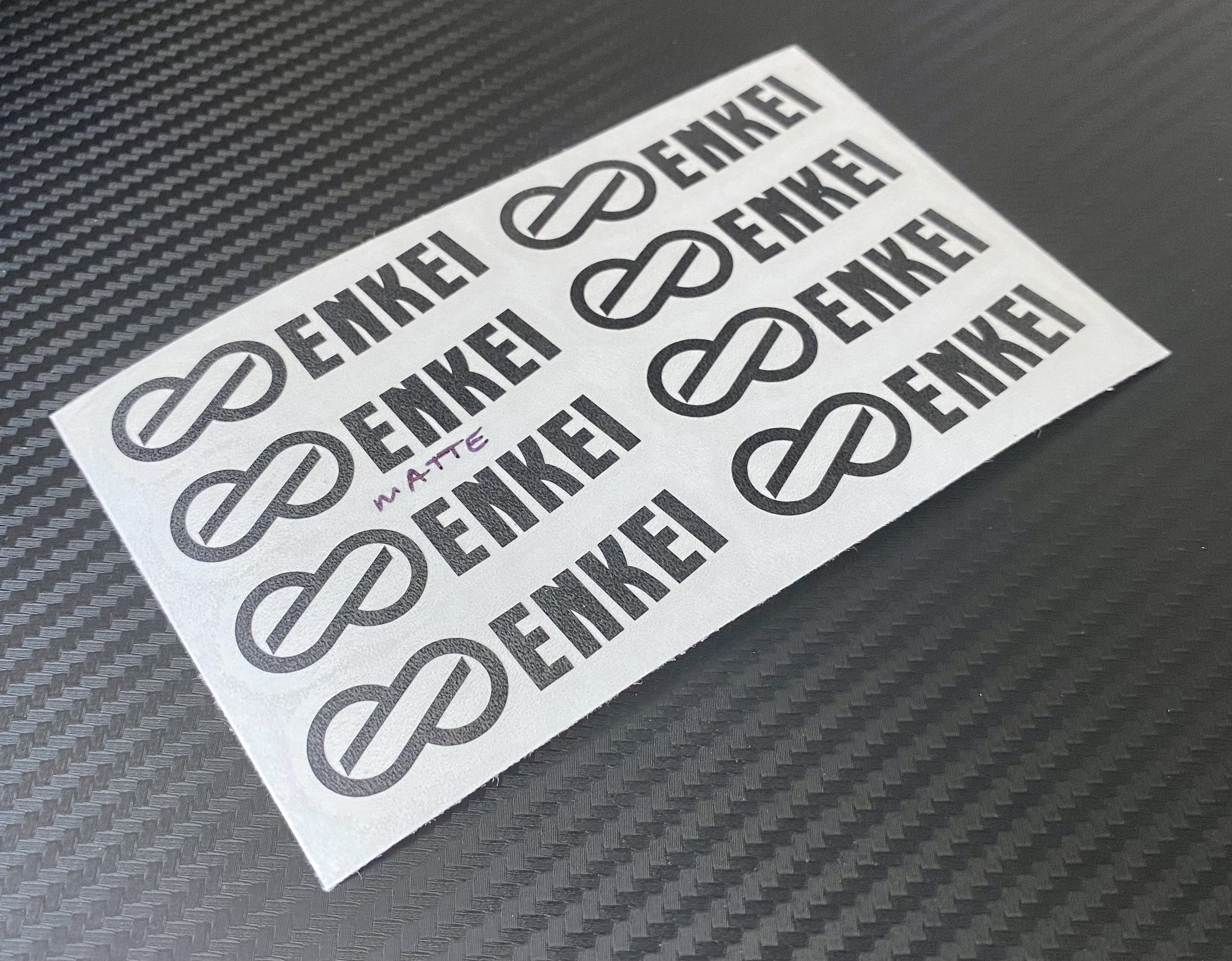 8 Enkei Logo Vinyl Decals Stickers for GTC01 PF01 RPF1 Wheels - Etsy ...