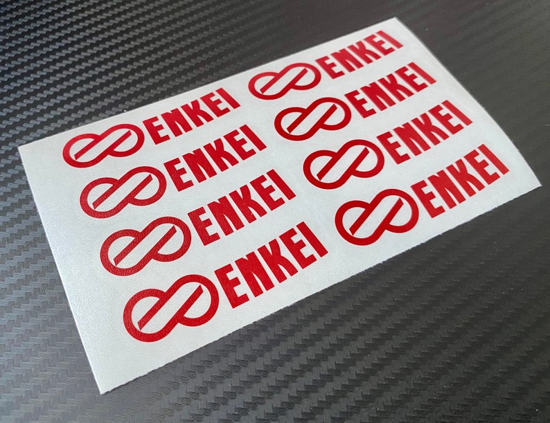 8 Enkei Logo Vinyl Decals Stickers for GTC01 PF01 RPF1 Wheels - Etsy