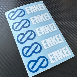 5 Enkei Logo Vinyl Decals Stickers for Spokes of Wheels Rims You Choose ...