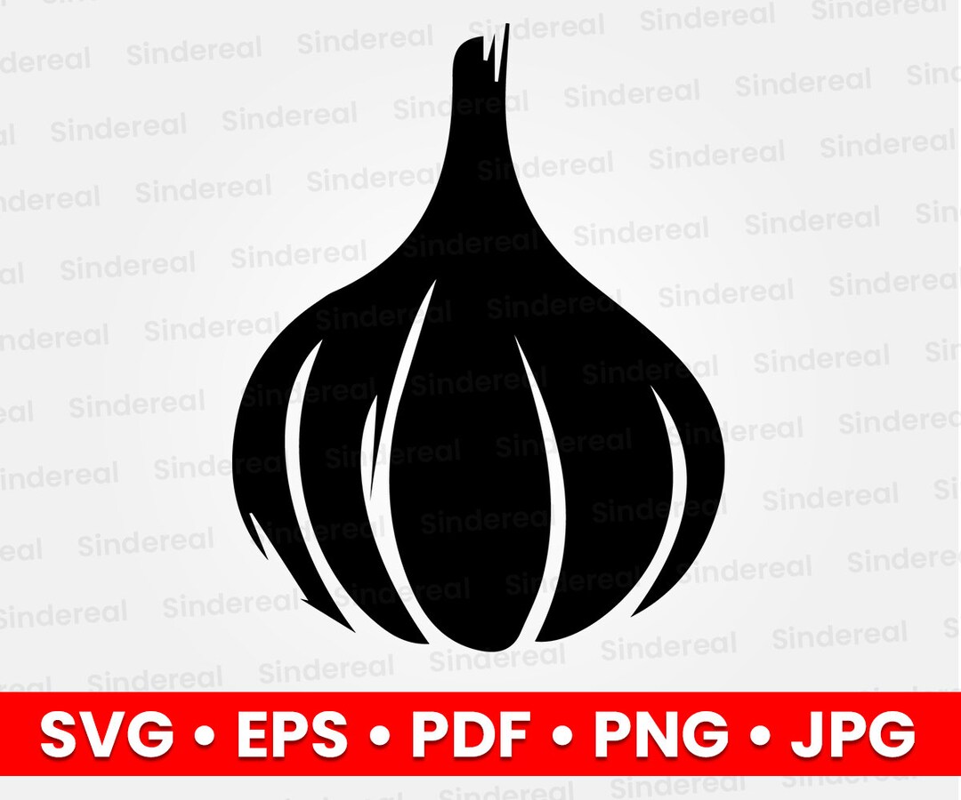 Garlic SVG, Garlic Clipart, Garlic Files for Cricut, Garlic Cut Files ...