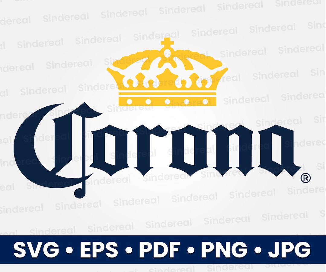 Corona SVG, Corona Logo SVG, Corona Logo Silhoutte, Corona Cut File ...