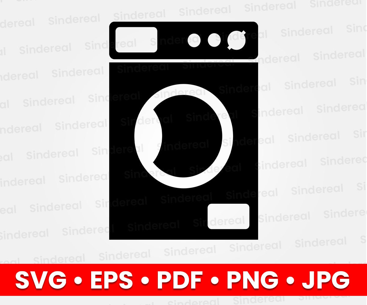 Washing Machine SVG Washer SVG Linen SVG Bathroom Svg | Etsy