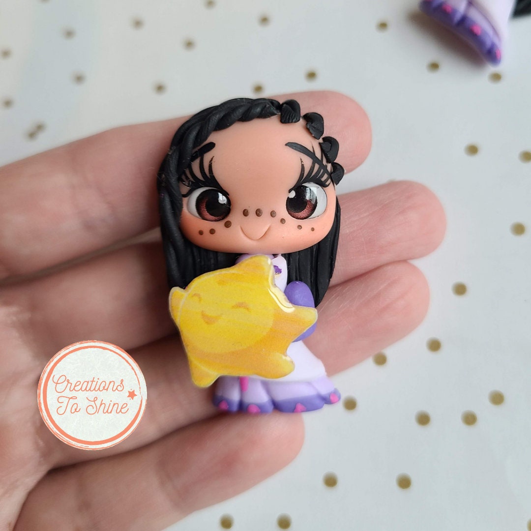 SET of 2 WISH DISNEY Princess Clay - Etsy