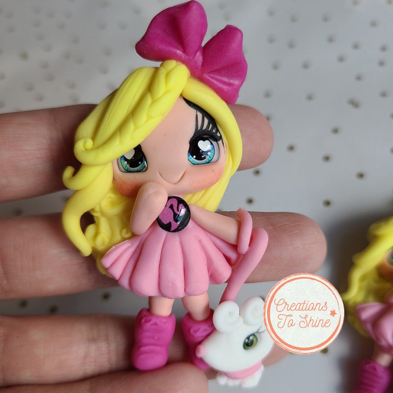 SET of 2 BARBIE GIRL Clay - Etsy