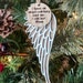 Personalized Angel Wing Memorial Engraved / Sympathy Gift / - Etsy