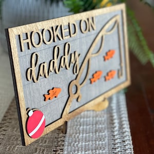 Hooked on Daddy Fishing Gift / Christmas Gift for Dad / Personalized ...