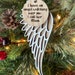 Personalized Angel Wing Memorial Engraved / Sympathy Gift / - Etsy
