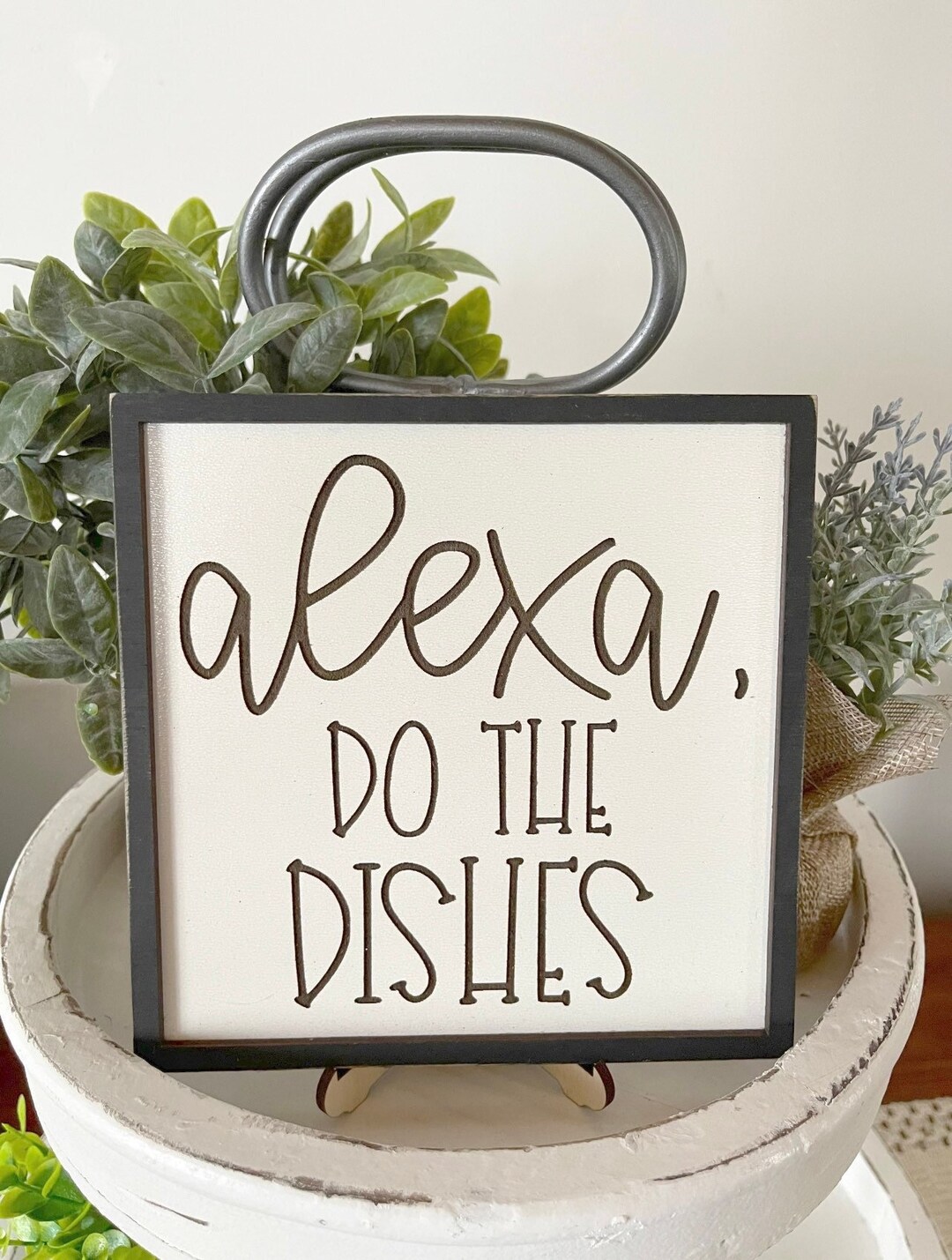 Alexa Do the Dishes Sign / Alexa Home Decor / Alexa Signs / Funny Home ...