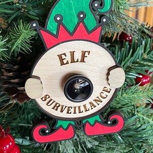 Elf Cam / Elf Surveillance Ornament / Elf Cam Ornament / Elf ...