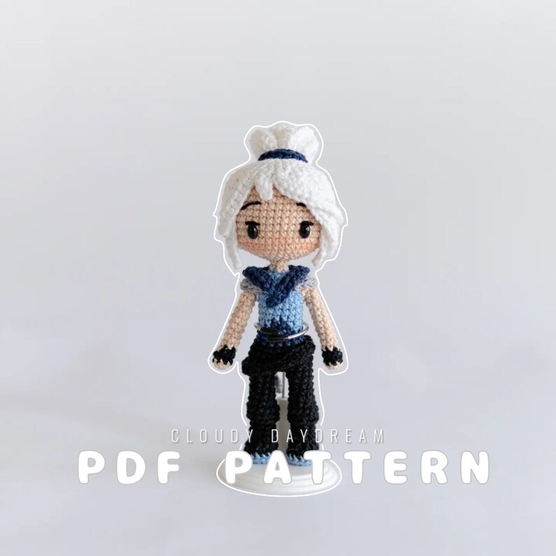 Valorant_jett Inspired Crochet Digital PDF Pattern - Etsy