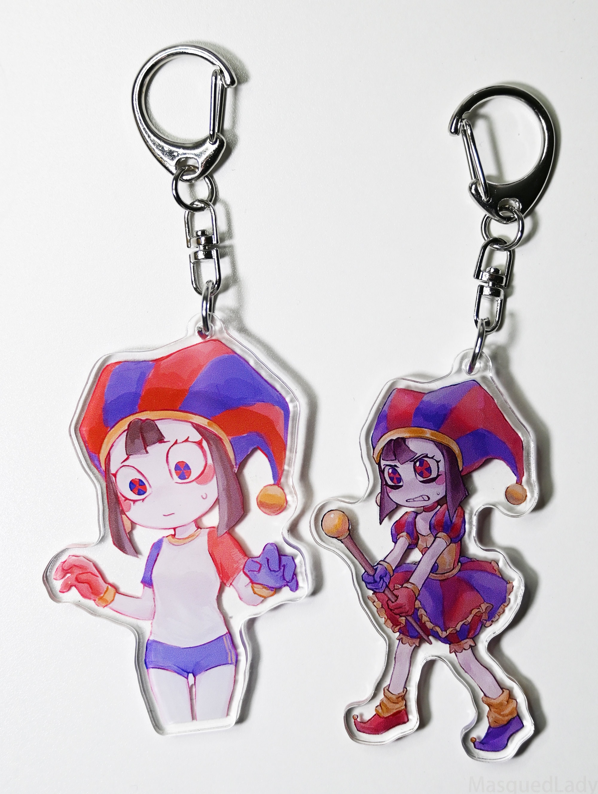 The Amazing Digital Circus Pomni Acrylic Keychain - Etsy Australia
