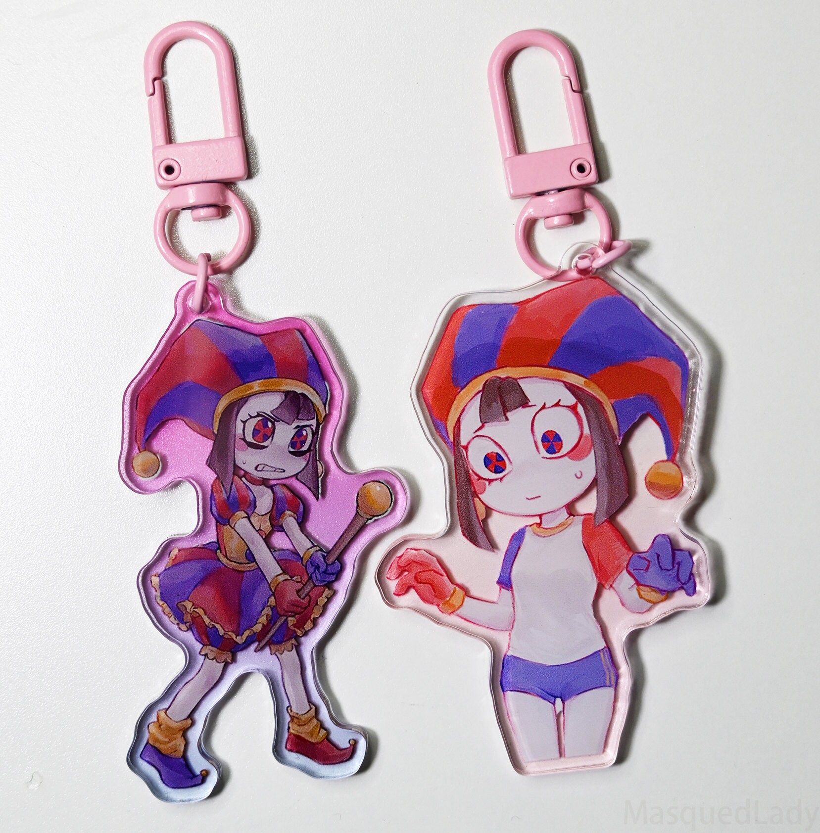 The Amazing Digital Circus Pomni Acrylic Keychain - Etsy Australia