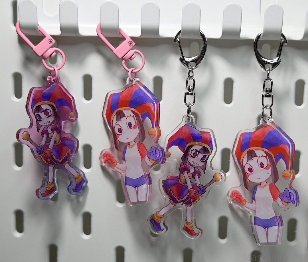 The Amazing Digital Circus Pomni Acrylic Keychain - Etsy Australia
