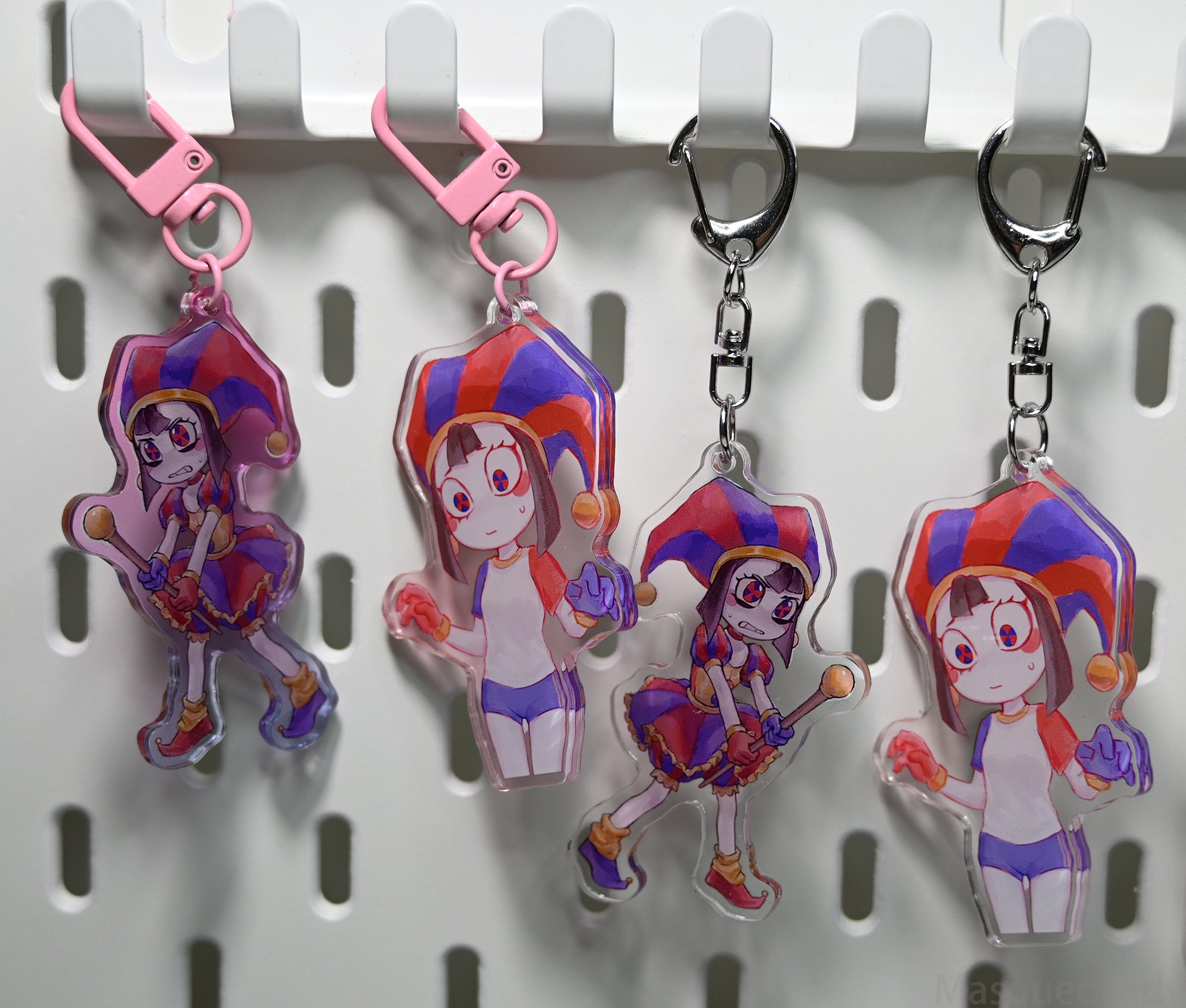 The Amazing Digital Circus Pomni Acrylic Keychain - Etsy Australia