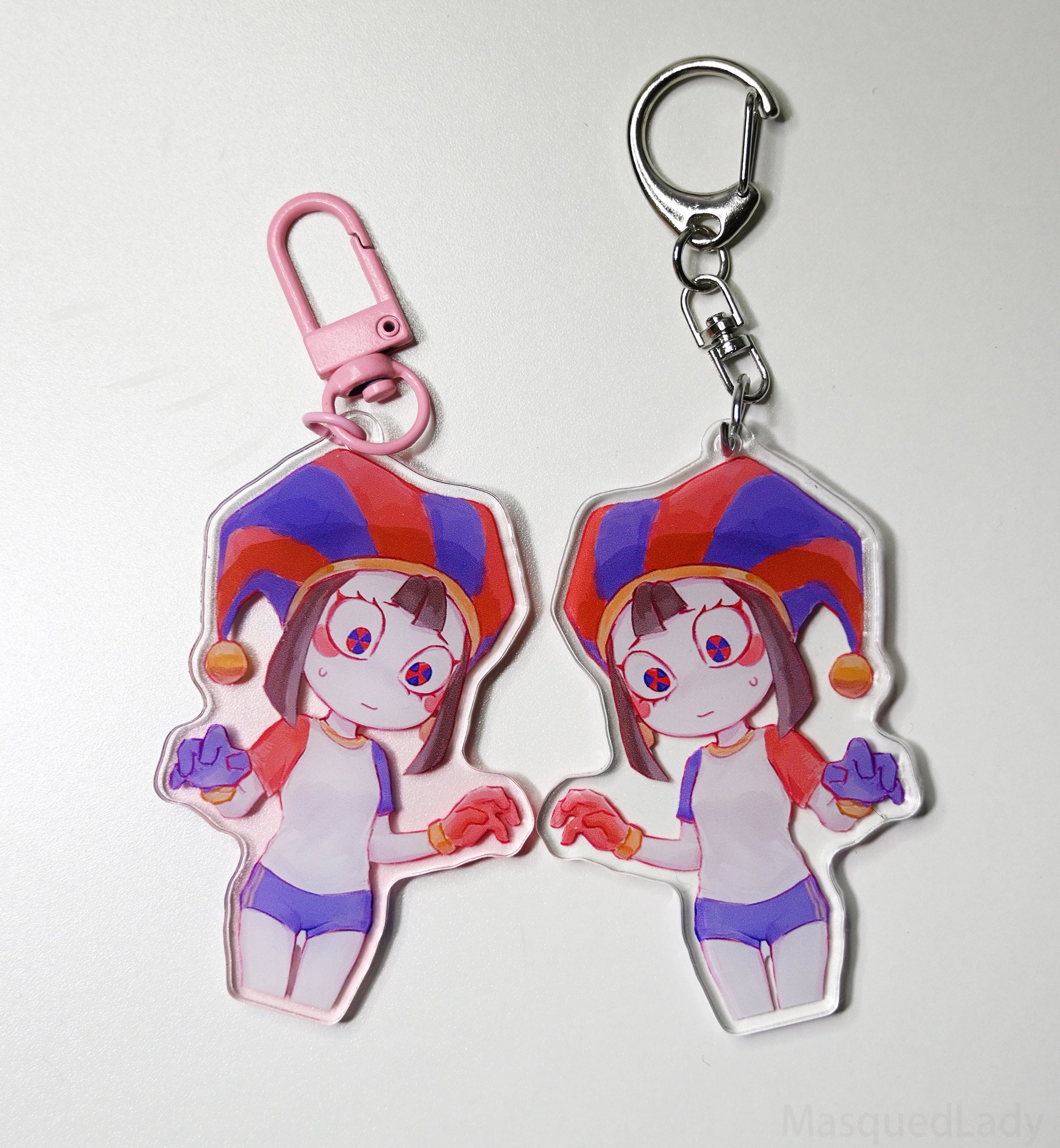 The Amazing Digital Circus Pomni Acrylic Keychain - Etsy Australia