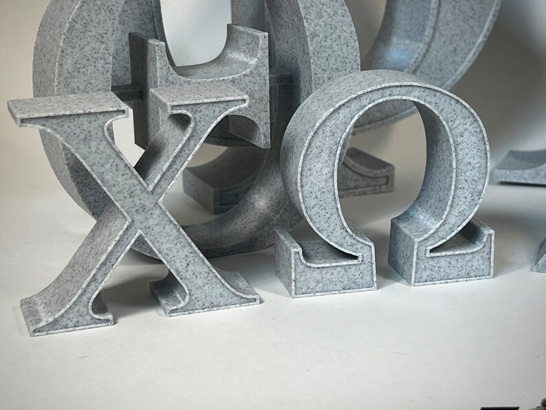 Greek Alphabet Letters - 3D Printed - Etsy