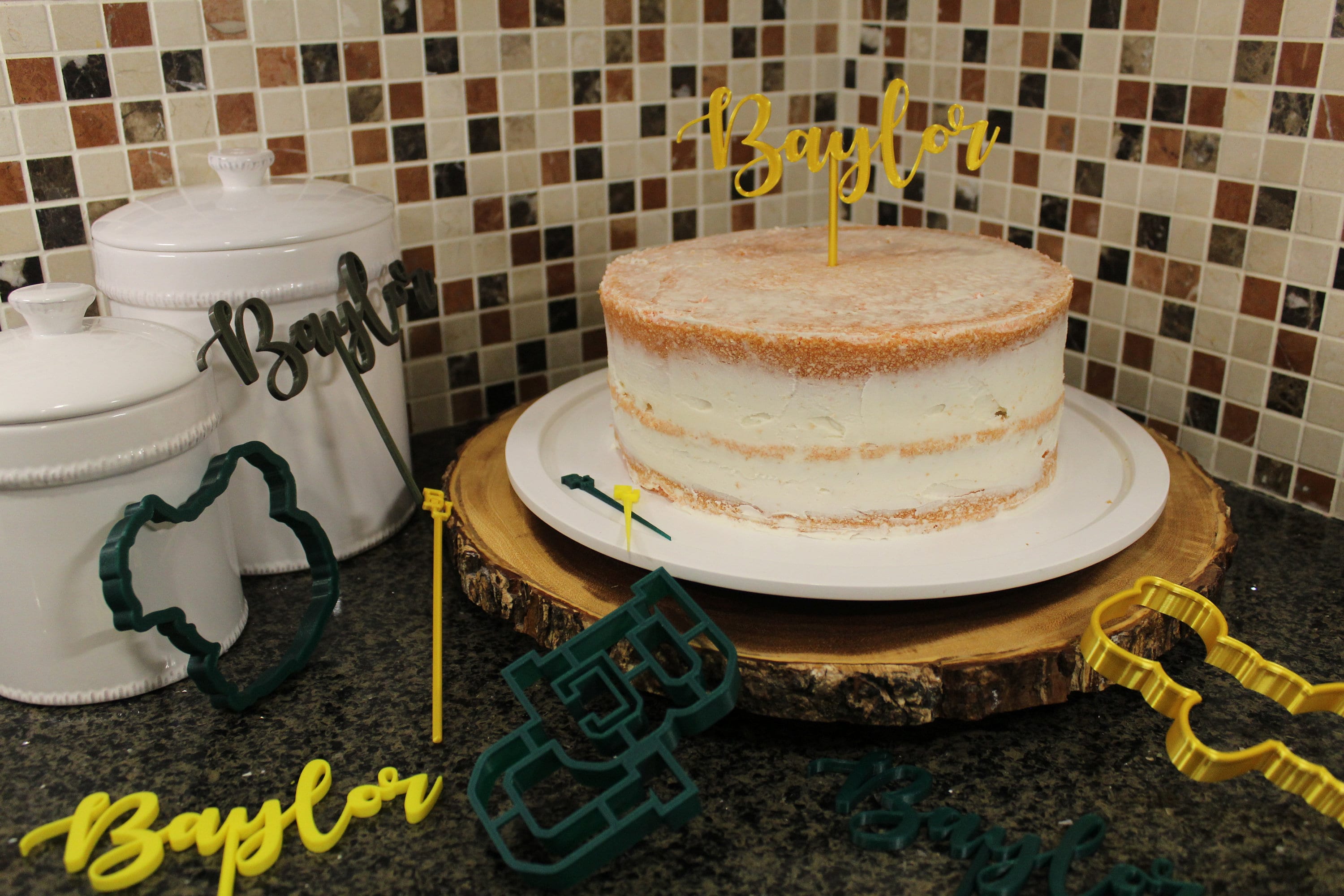 Baylor Cake Topper - Etsy