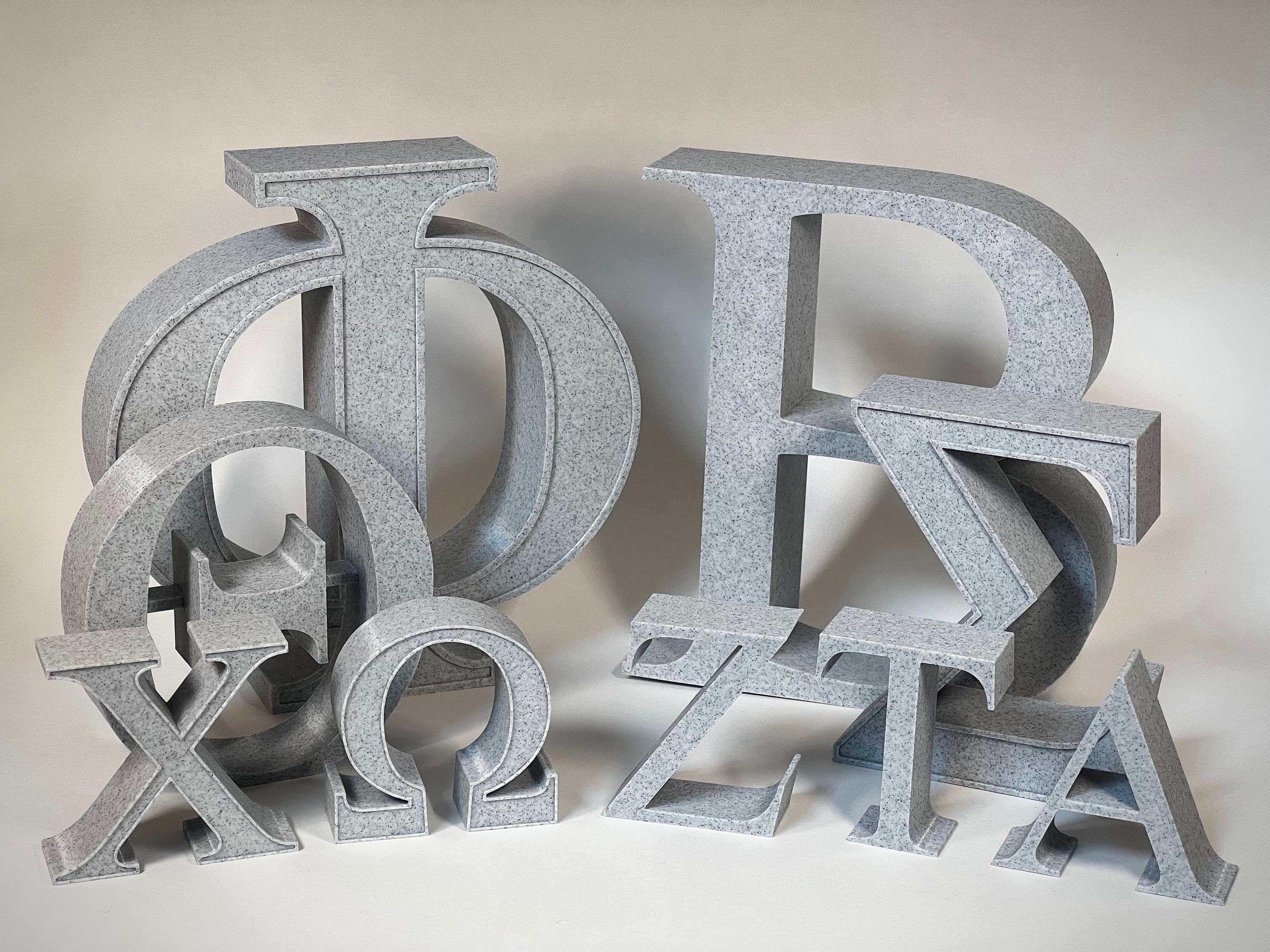 Greek Alphabet Letters - 3D Printed - Etsy