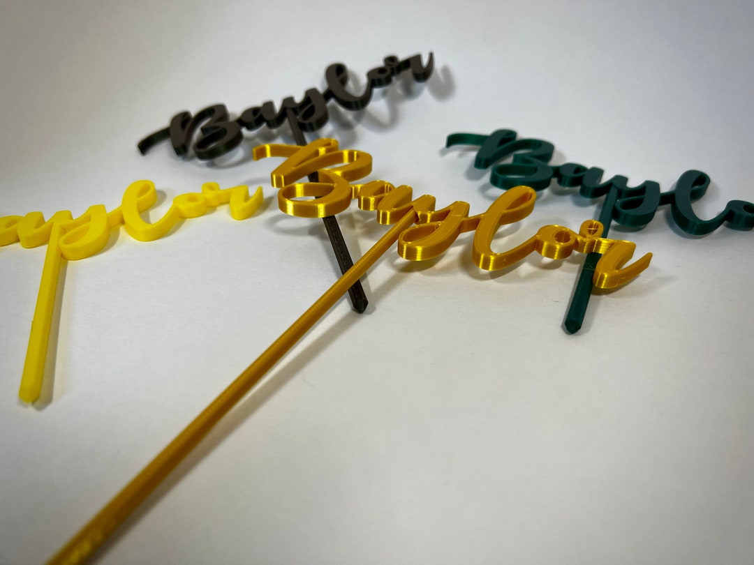 Baylor Cake Topper - Etsy