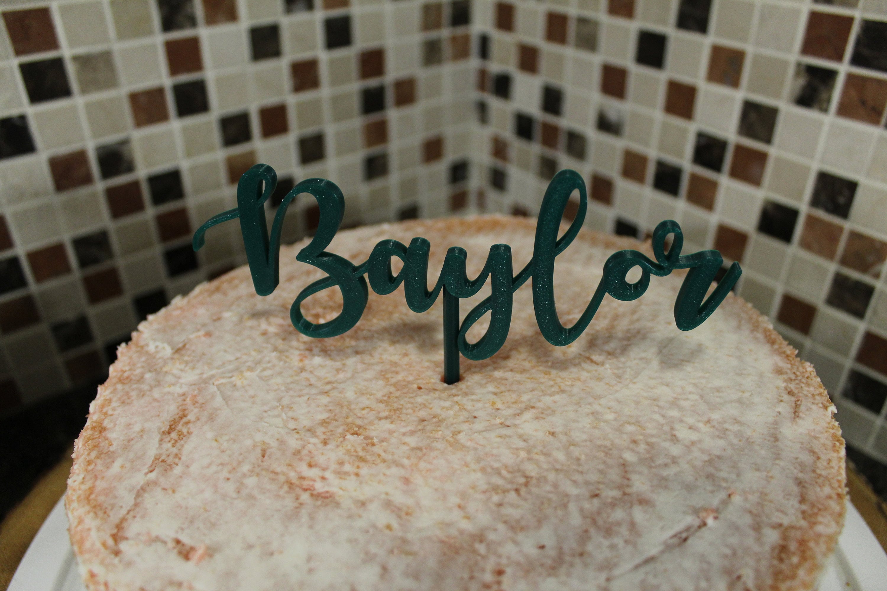 Baylor Cake Topper - Etsy