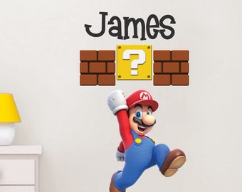 Super Mario Decal | Etsy
