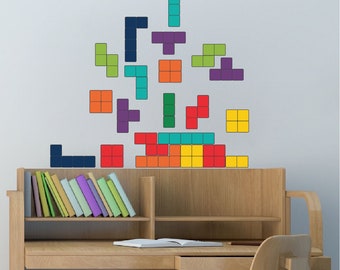 Tetris Wall Decal | Etsy