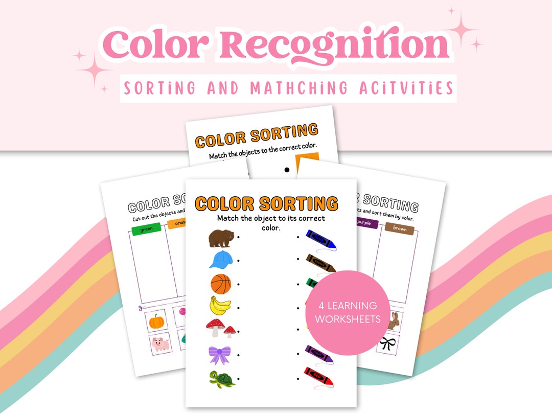 Color Sorting Activities for Preschoolers, Learning Colors for ...