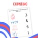 4th of July Preschool Worksheets and Activity, Counting, Matching ...