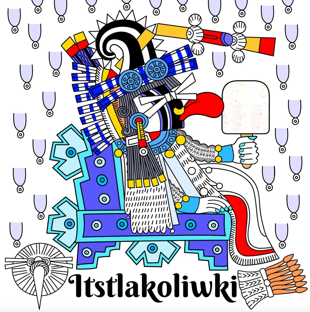 Itstlakoliwki, Cloth, Mexica, Aztec, Mesoamericanm, Itztlacoliuhqui - Etsy