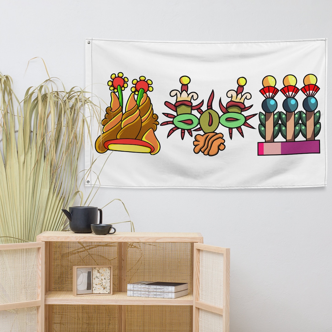 Triple Alliance of Anahuac Flag: Tepano Tlacopan - Mexico Tenochtitlan ...