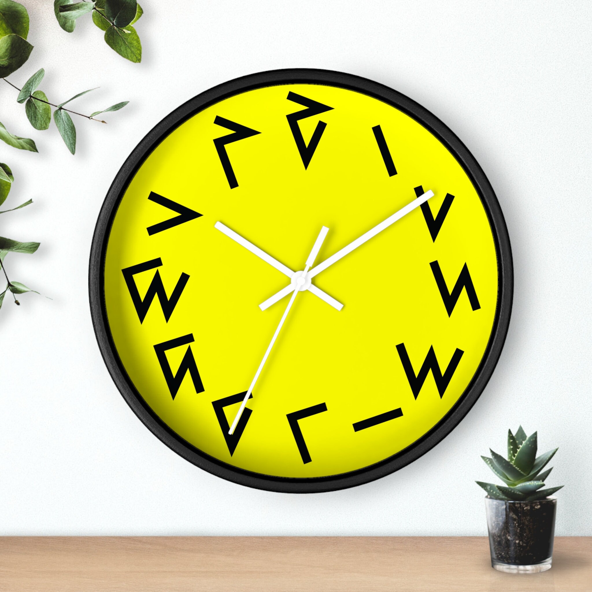 Kaktovik Iñupiaq Alaskan Native Numeral Wall Clock, SILENT Movement ...