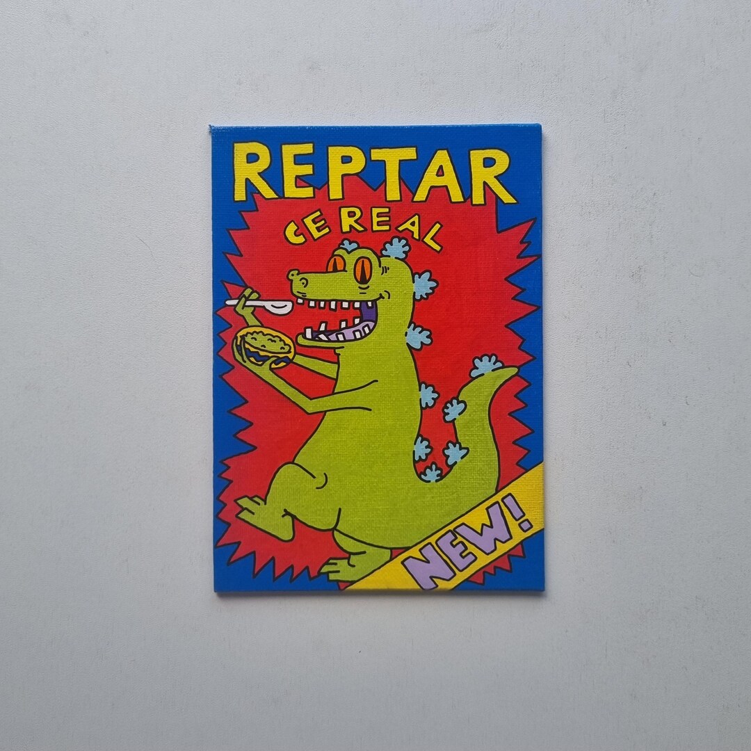 Reptar Cereal - Art Board - the Rugrats - Etsy Canada