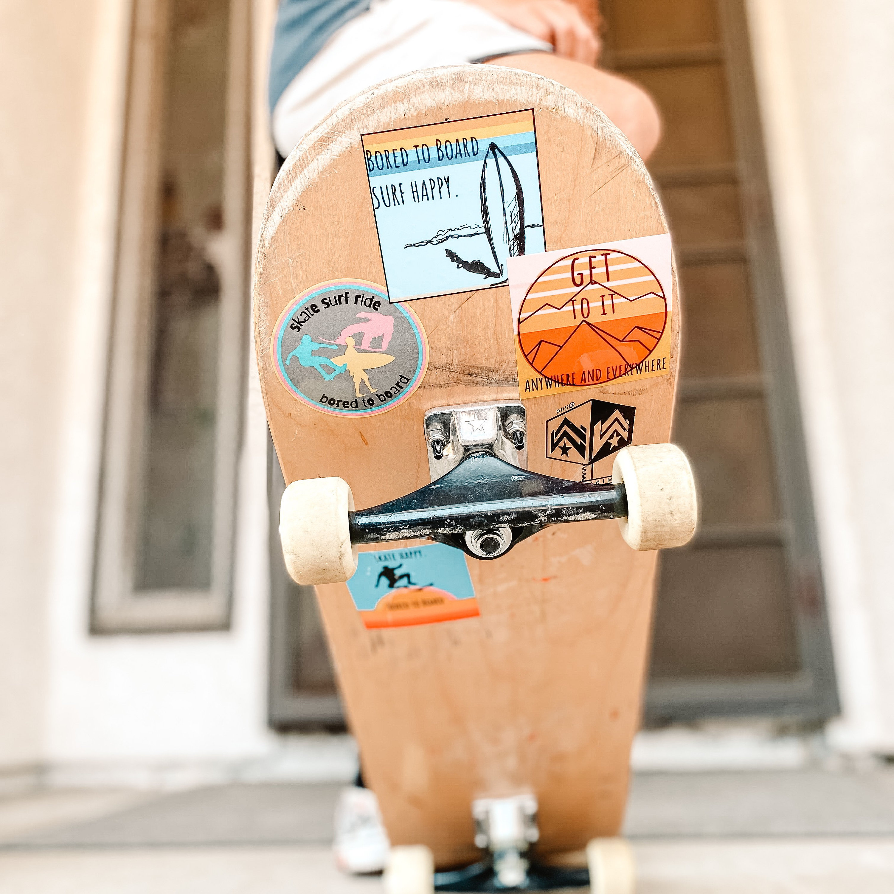 Surfboard Sticker, Surfer Sticker, Laptop Sticker, Gift for Skater ...