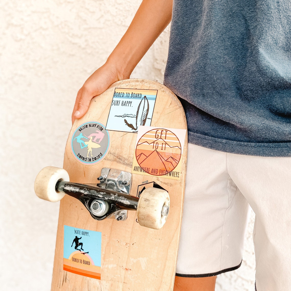 Surfboard Sticker, Surfer Sticker, Laptop Sticker, Gift for Skater ...