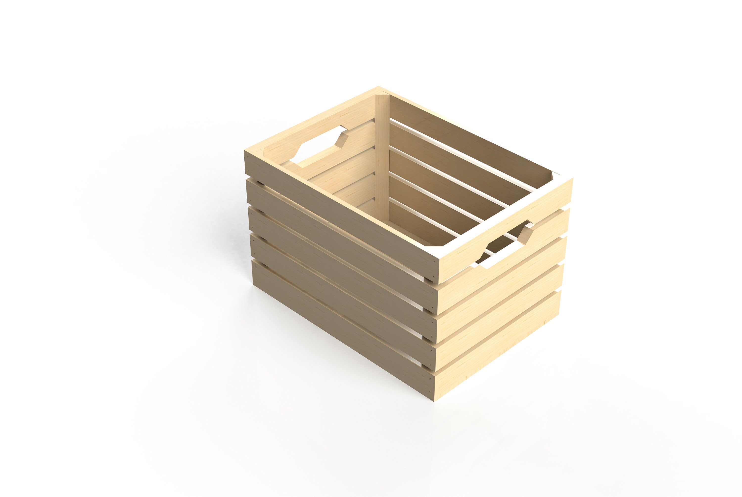 Simple Wood Crate can Be Used for Wine Bottles or Stacked Together to ...