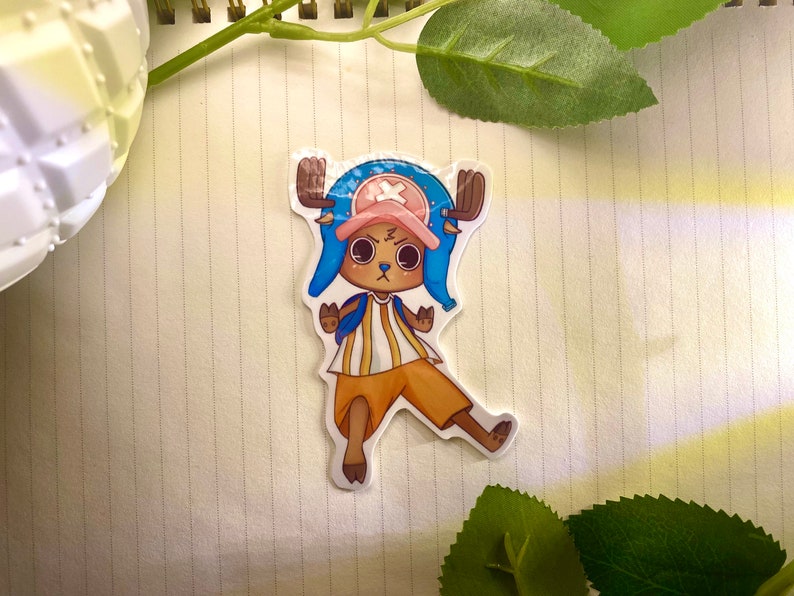 Cute One Piece Chopper Sticker Waterproof Water Bottle Vinyl Sticker - Etsy