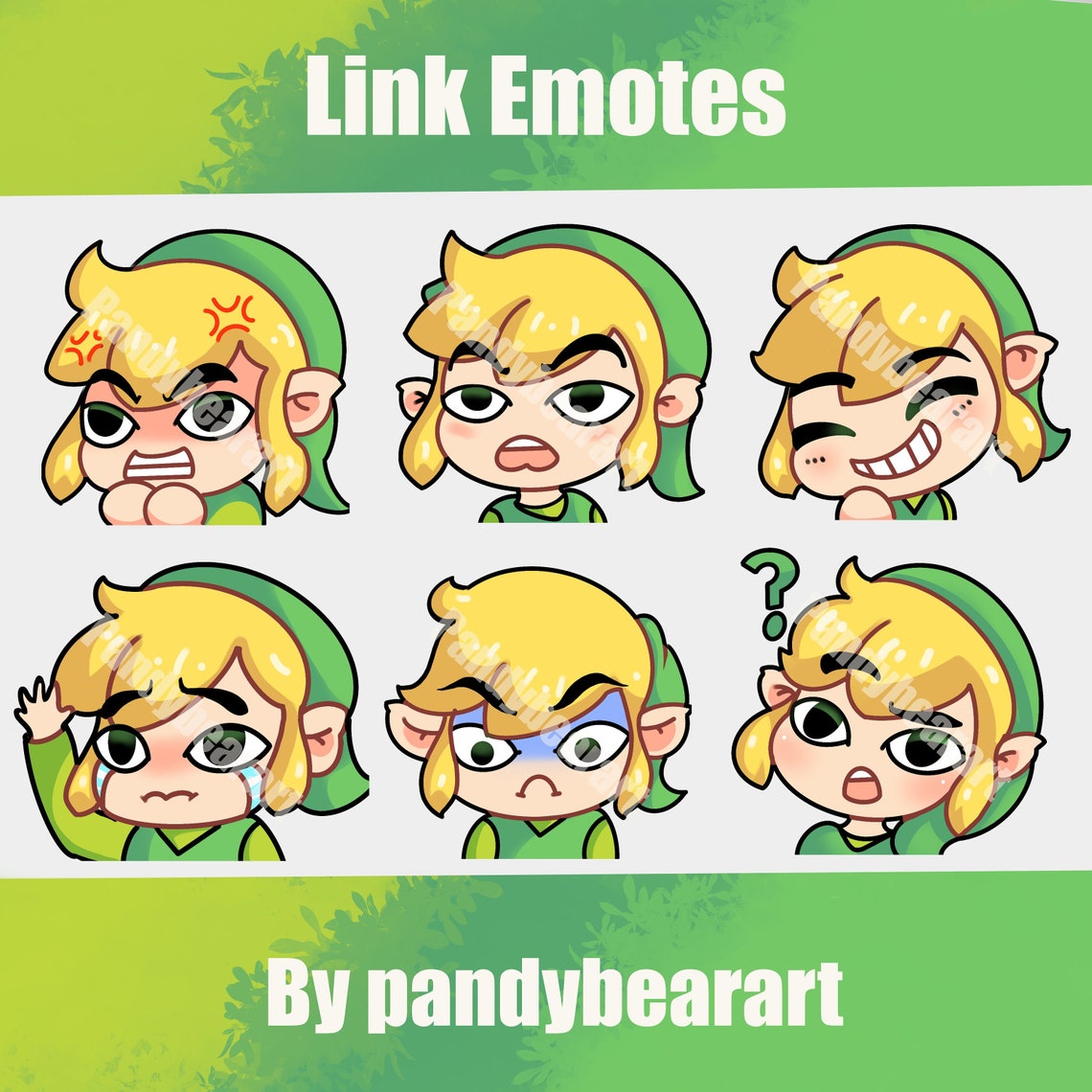 Legend of Zelda : Wind Waker Link Emote Pack - Etsy