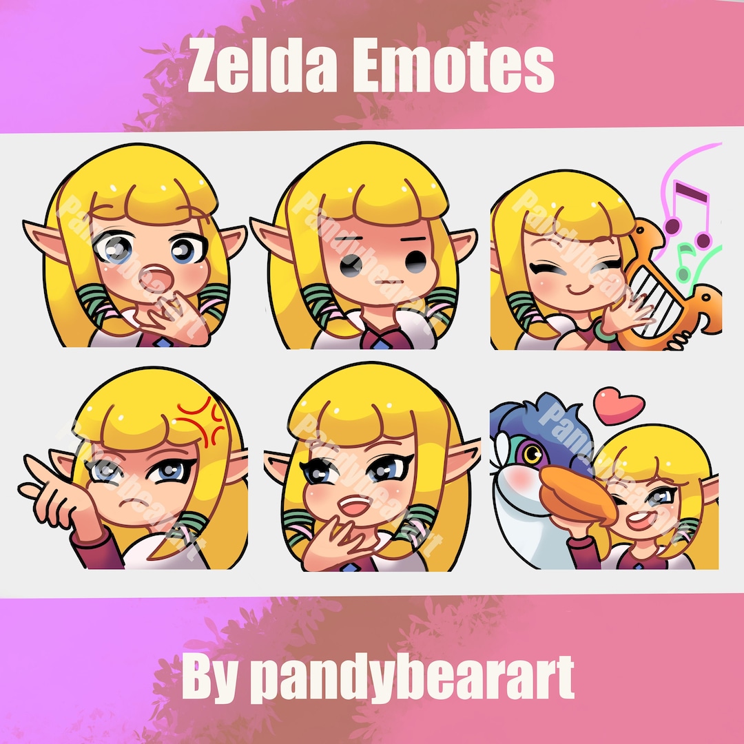 Skyward Sword Zelda Emote Pack - Etsy México