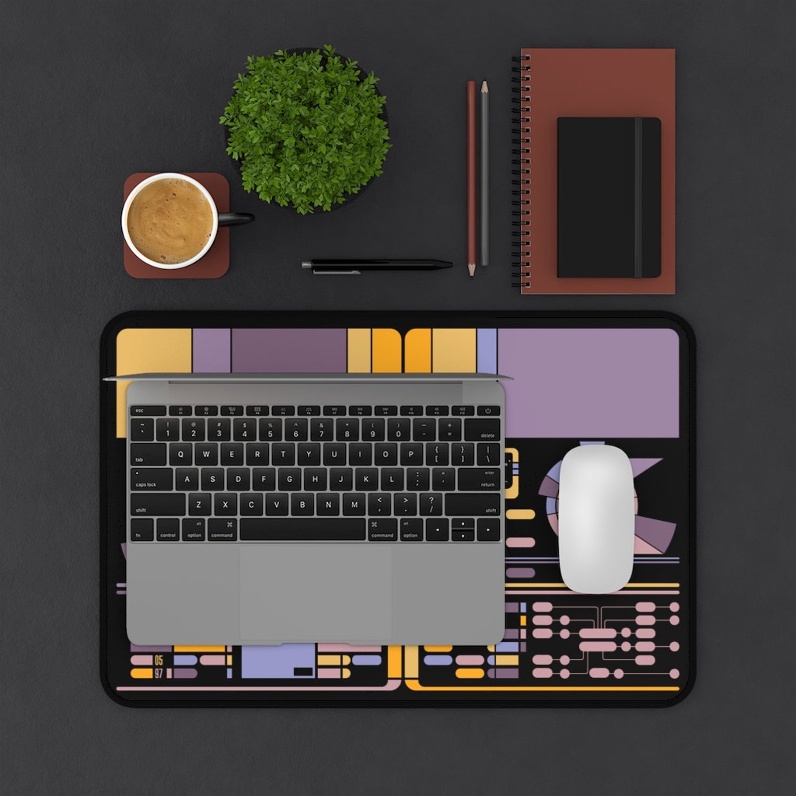 Star Trek LCARS Desk Mat Office Decor Gift Home Decoration | Etsy