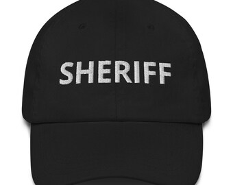 Sheriff Baseball Hat | Etsy