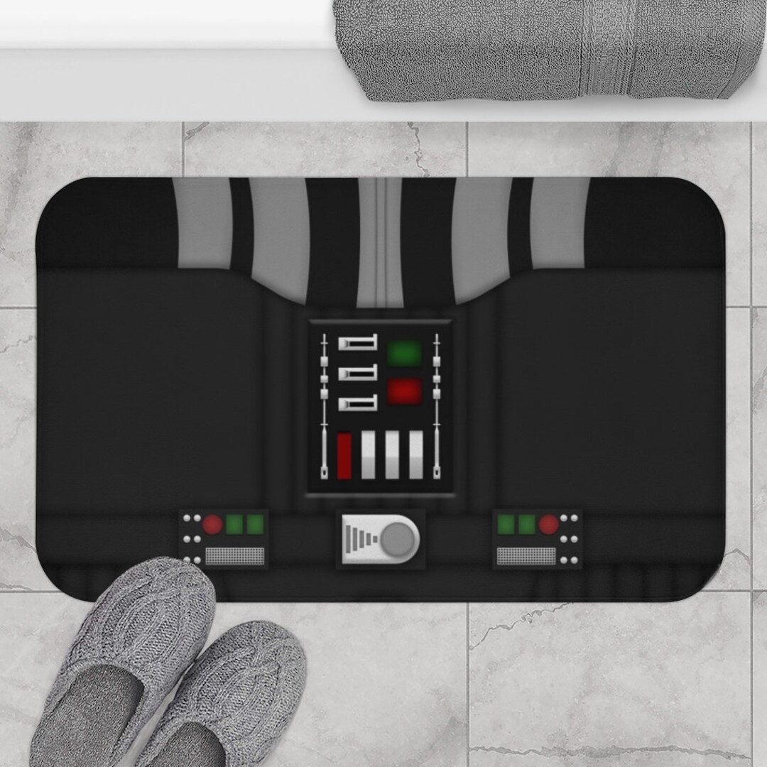 Darth Vader Shower Bath Mat Star Wars Bathroom Decor - Etsy