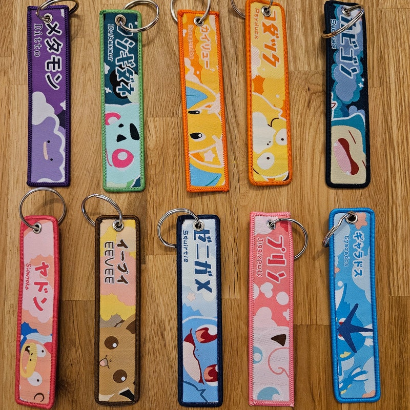 Pokémons Keychain - Etsy