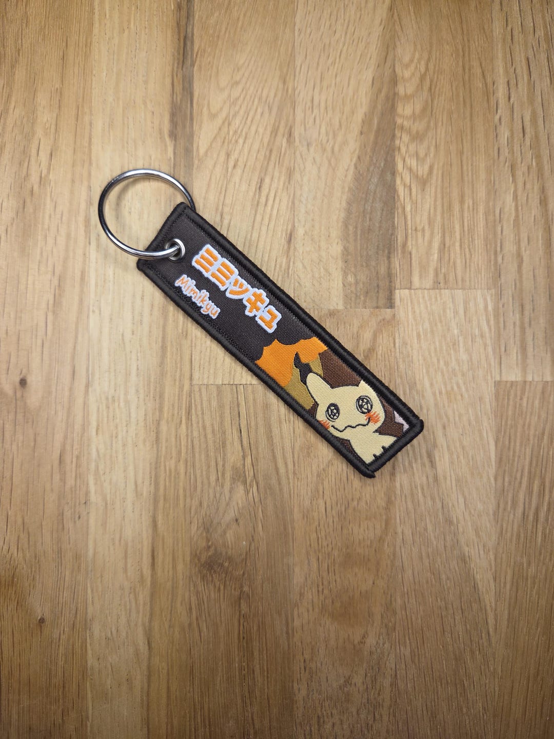 Embroidered Pokemon Keychain Keyring - Mini Mimikyu Kawaii - Etsy