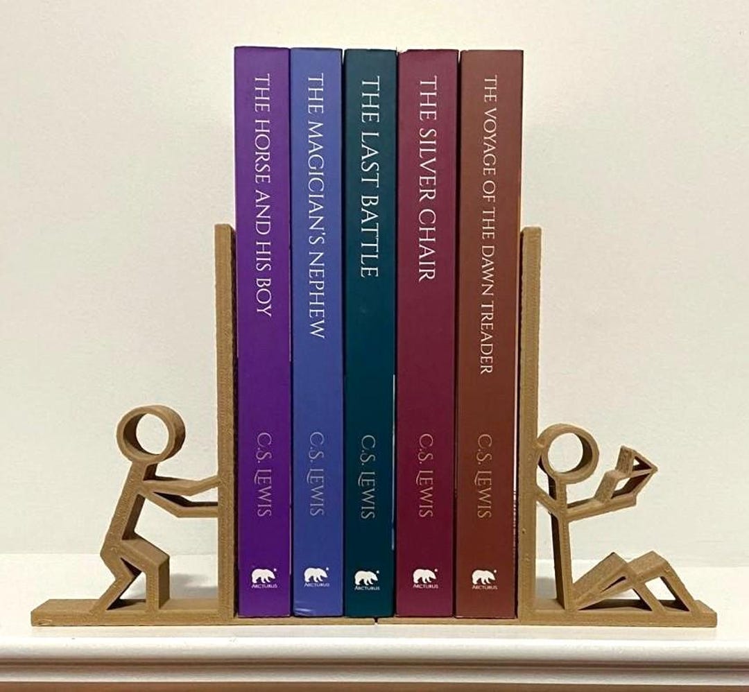 Modern Stick People Bookends – Fun, Functional, Decorative Book Holder ...