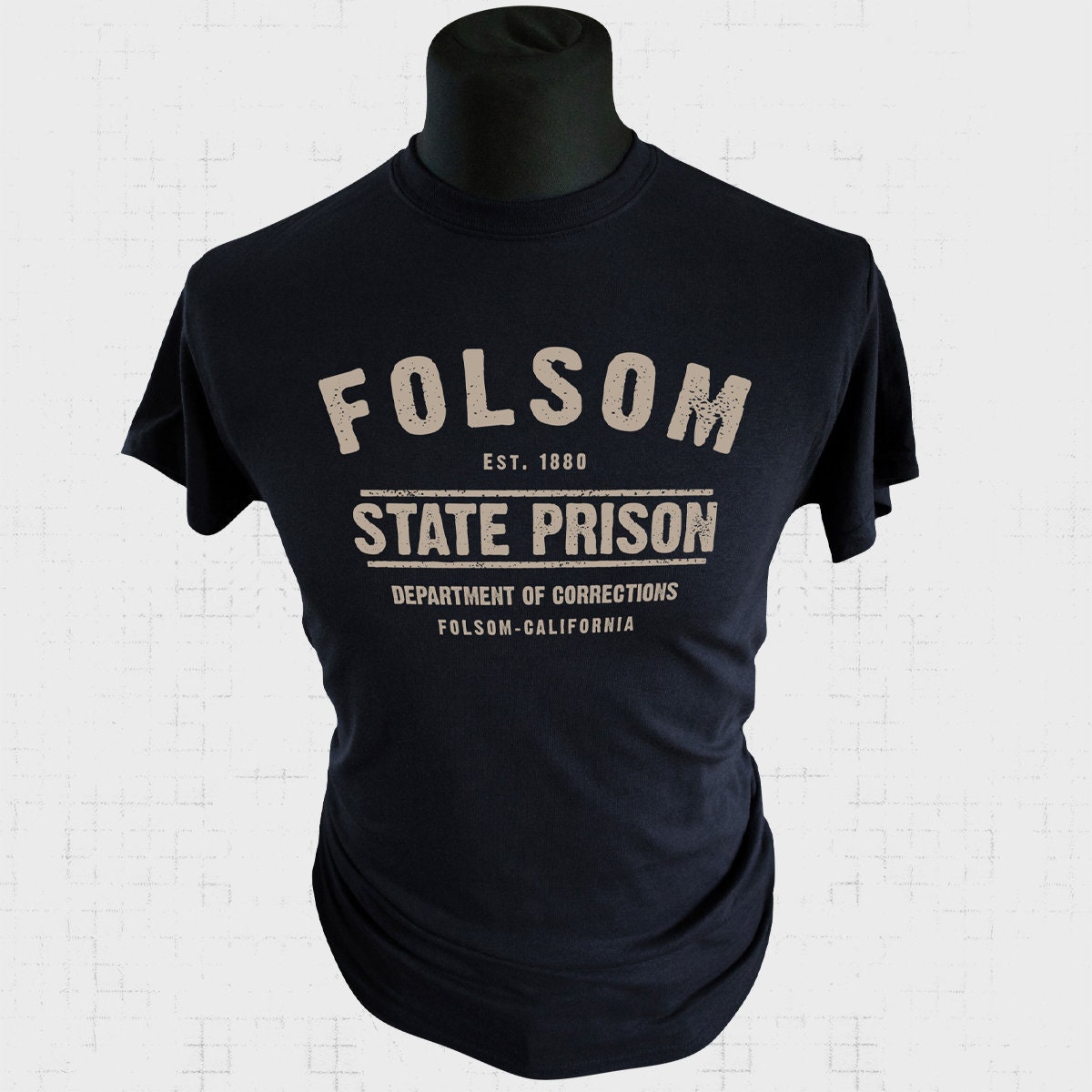 Folsom State Prison T Shirt (black) - Etsy