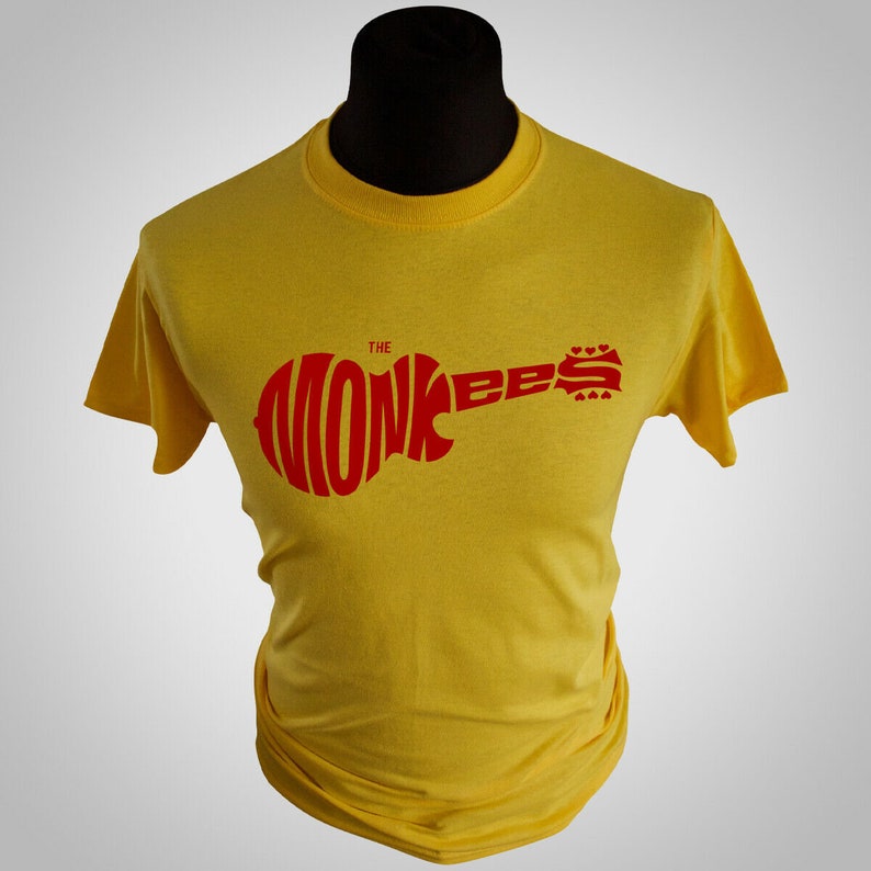 The Monkees T Shirt yellow - Etsy