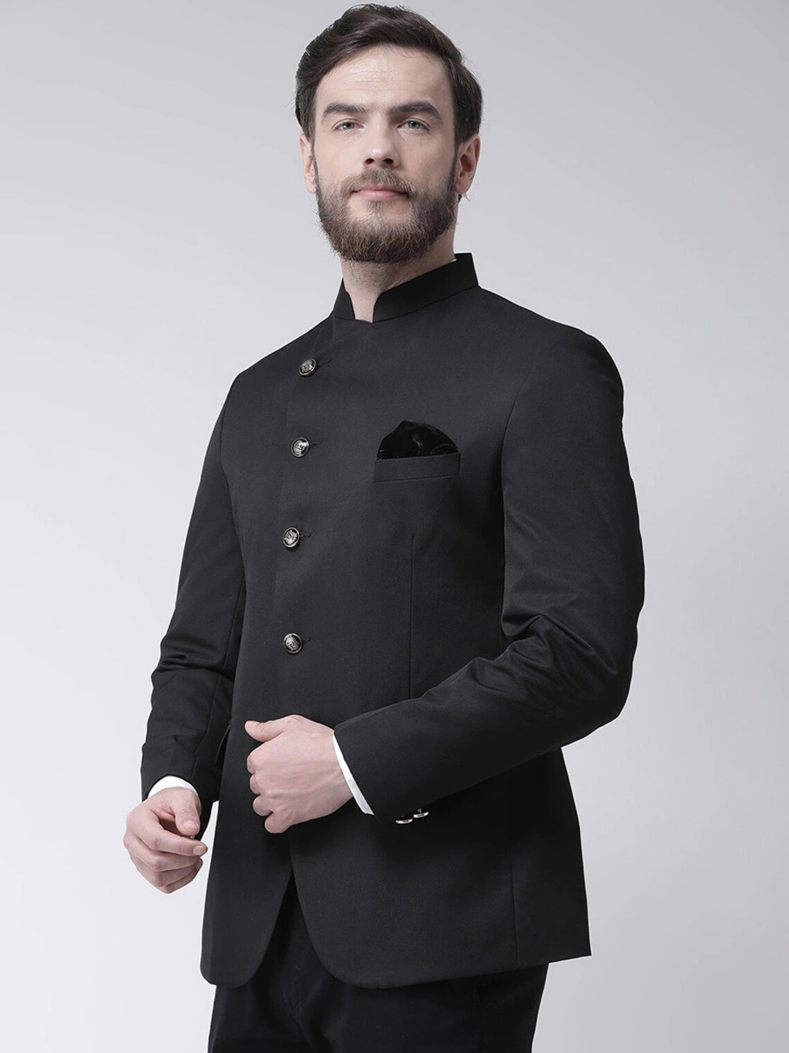 Indian Luxury Black Man Jodhpuri Suit Men Black Luxury Formal | Etsy