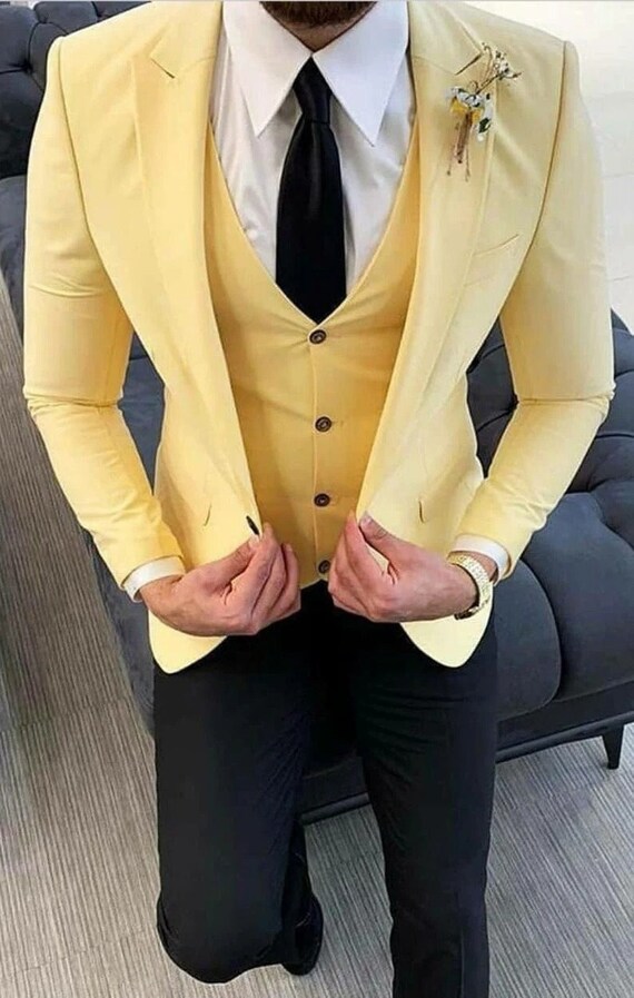 Men Suits 3 Piece Suits for Men One Button Slim Fit Suits | Etsy