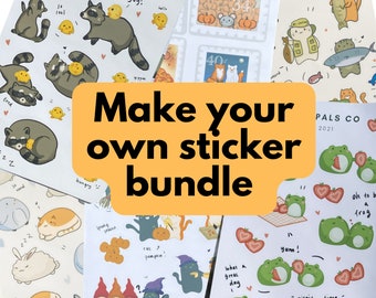 Build Your Own Sticker Bundle - Etsy