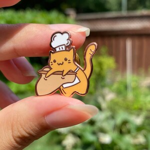 Bakery Cat Enamel Pins, Set of 3 Pins, Cute Cats - Etsy